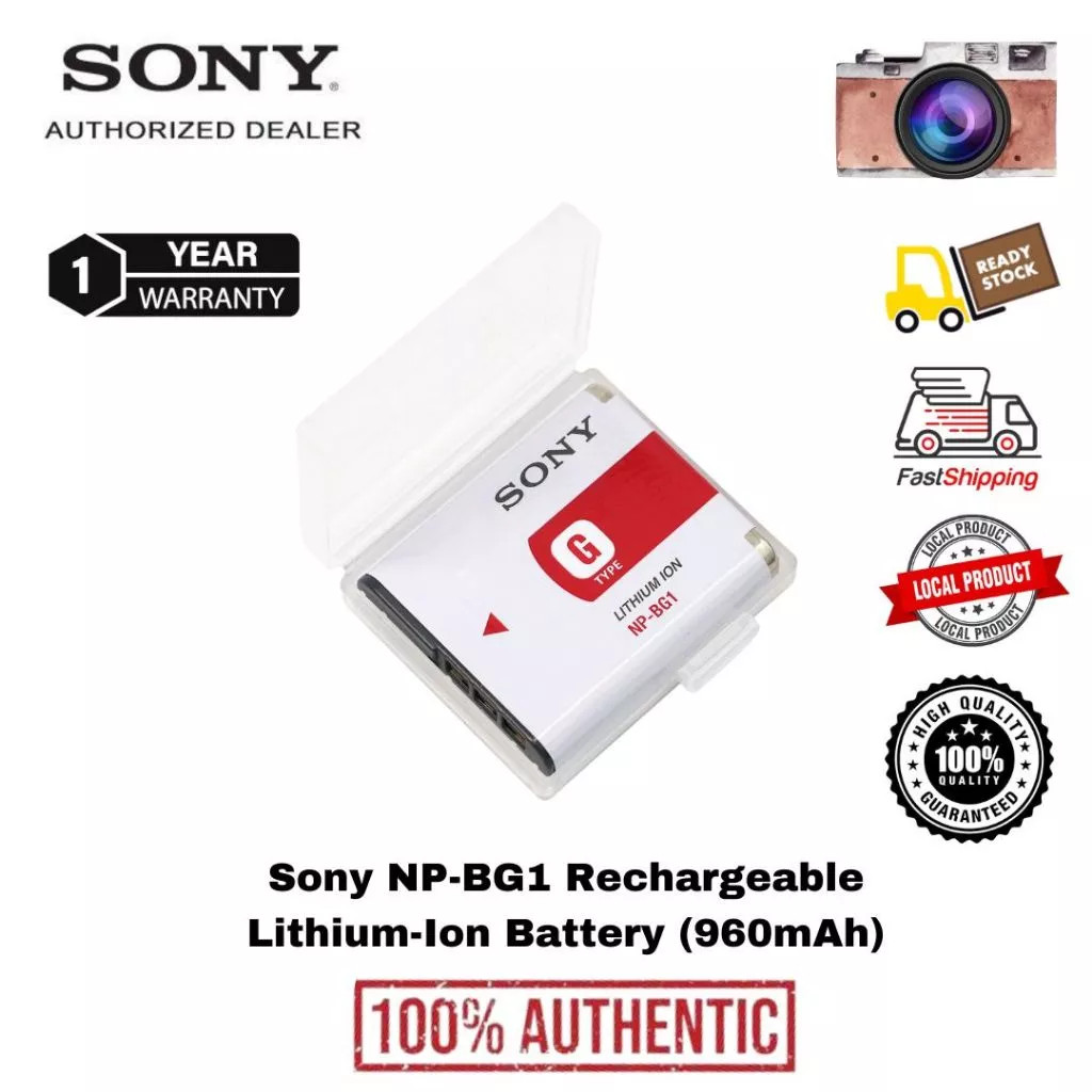 Original SONY camera battery NP-BG1 H7 HX5C HX7/9/10 HX30 WX10 ...