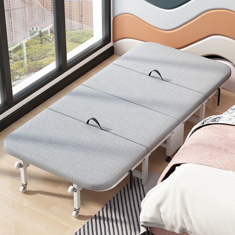Folding Bed Office Noon Break Bed Simple and Portable Adult Single Camp ...