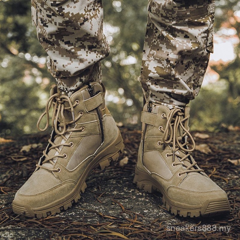 Ready Stock Tactical Boots Swat Low Cut Four-color Operation Shoes SWAT ...