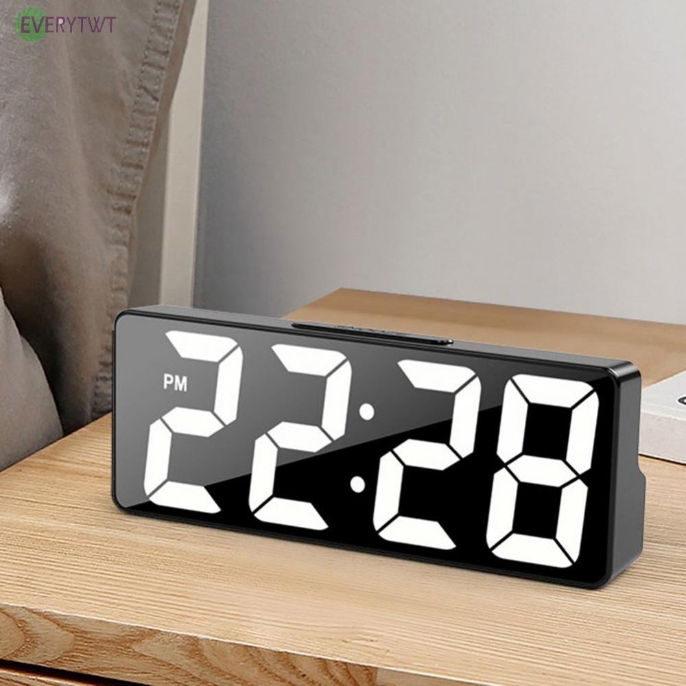 【EVER】Smart Digital Alarm Clock for Bedroom with Adjustable Brightness ...