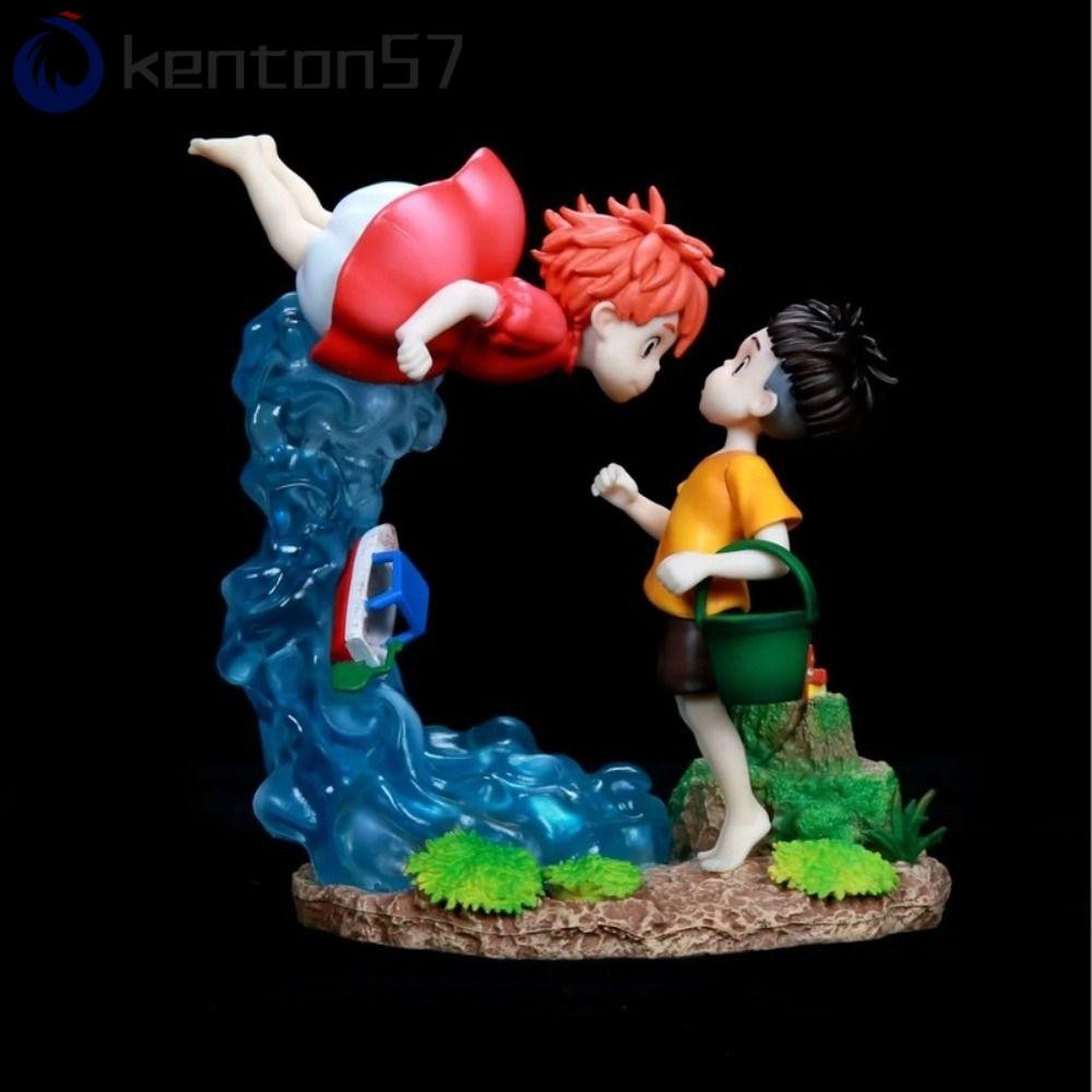 KENTON Sousky Seagal Figure, PVC Doll Cartoon Ponyo On The Cliff Figure ...