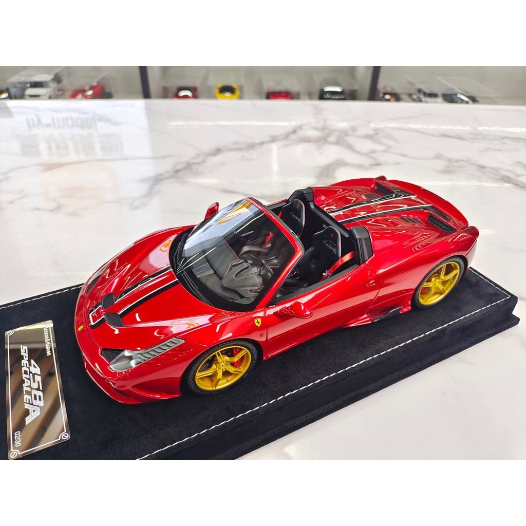 Hhh Ferrari 458sp Convertible Version 1: 18 High-End Resin Car Model ...