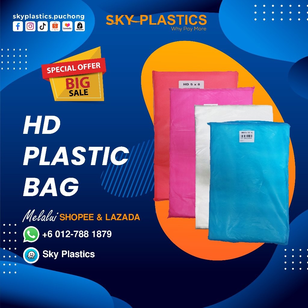 HD Plastic Bag | Plastik Beg HD | Bungkus | Shopee Malaysia