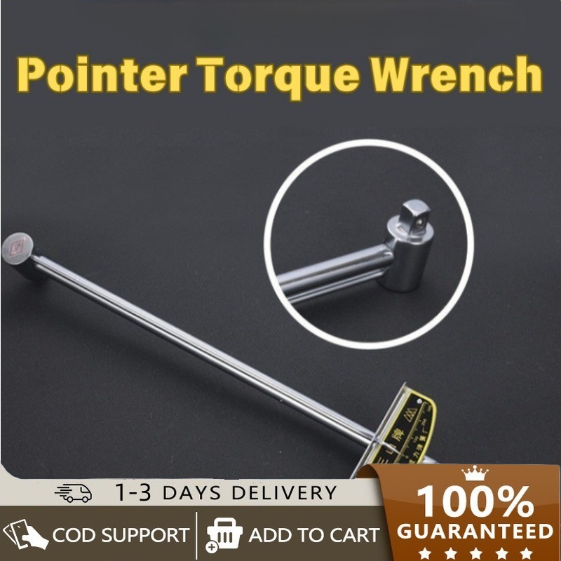 Torque Wrench Beam Steel Pointer Socket Torque Wrench Tool manual ...