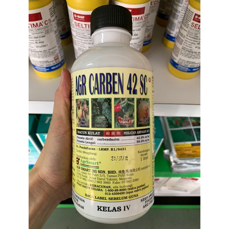 [ORIGINAL] 1L AGR CARBEN 42SC Racun Kulat Carbendazim Hawar Kulapuk ...