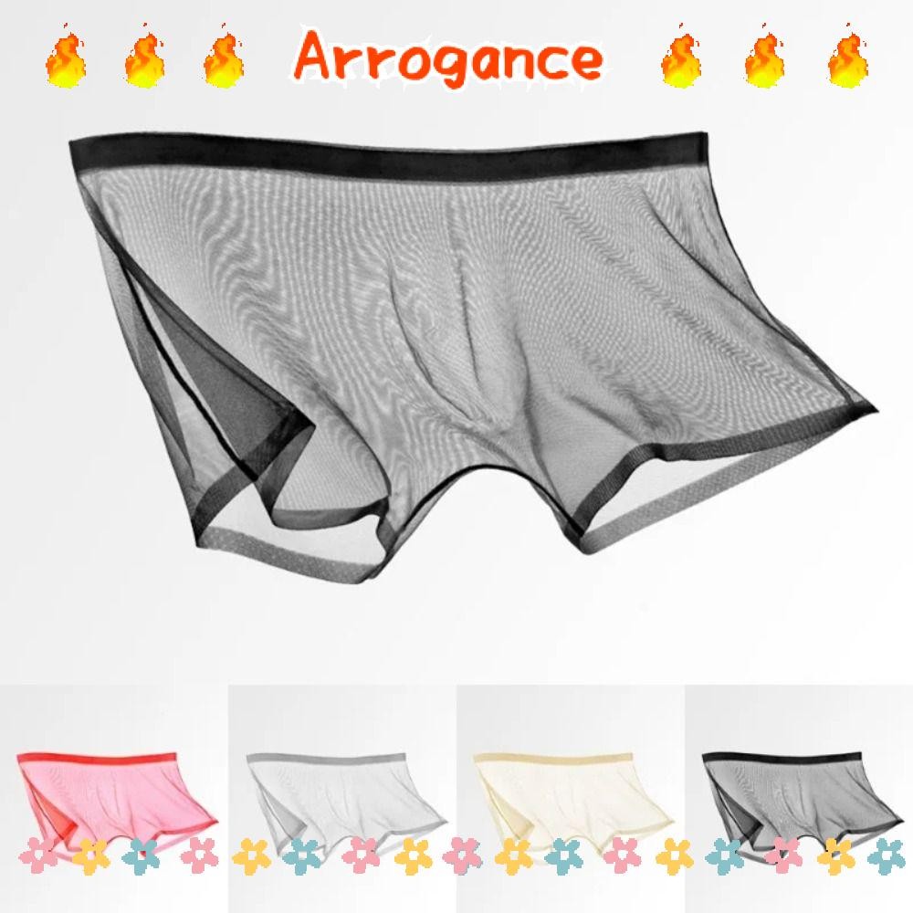 ARROGANCE Transparent Boxers, Low-waist Briefs Men's Underwear ...