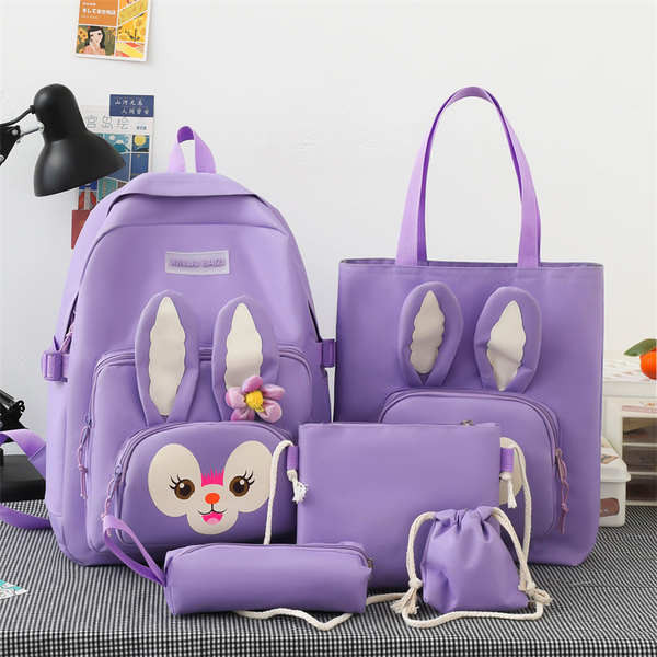 beg sekolah Beg sekolah kecil yang comel lima keping, sekolah rendah ...