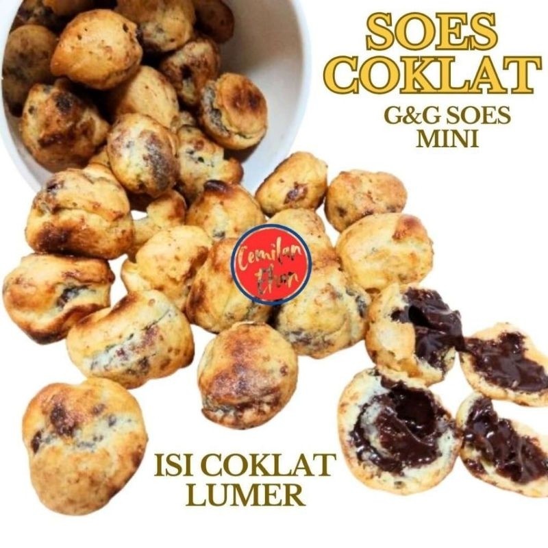 GG Mini Soes Rasa Cokelat kemasan 1kg/500g/250g. | Shopee Malaysia