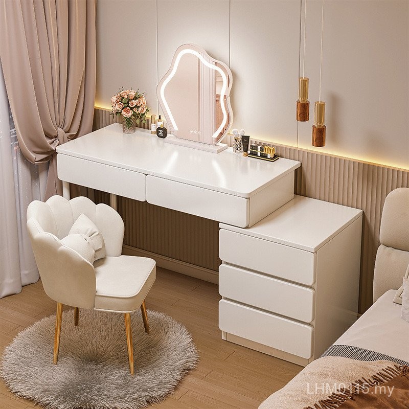 Drawer Cream Influencer Dressing Table Integrated Dressing Table Master ...