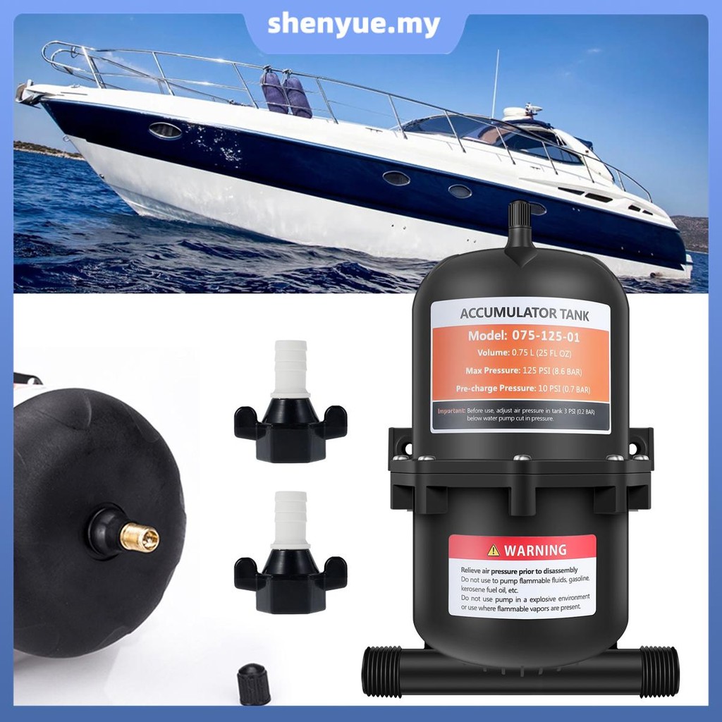 Accumulator Tank with Internal Bladder Pressurized Water Pump Flow ...