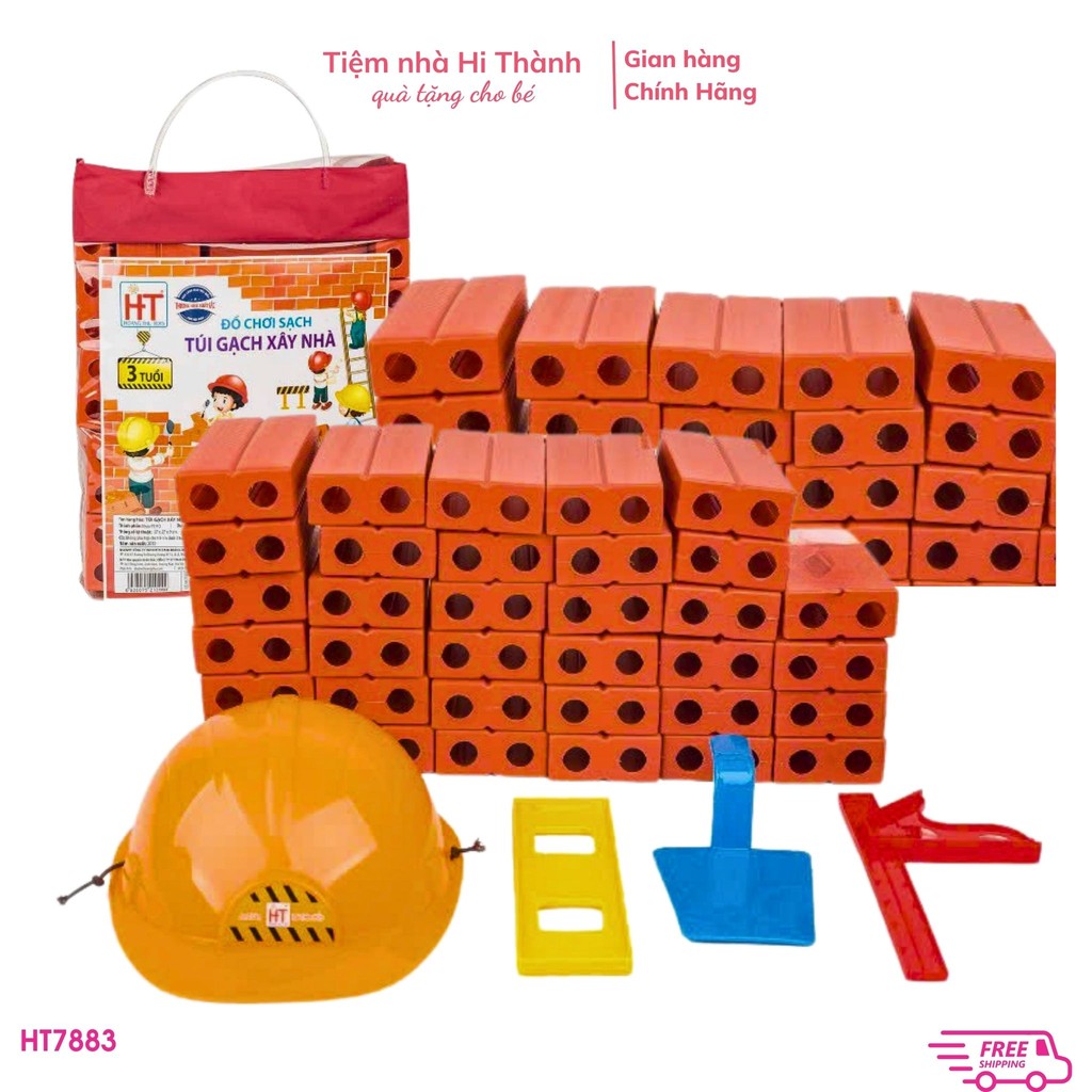 Bag of Plastic Toy House Building Bricks, Children Transform into ...