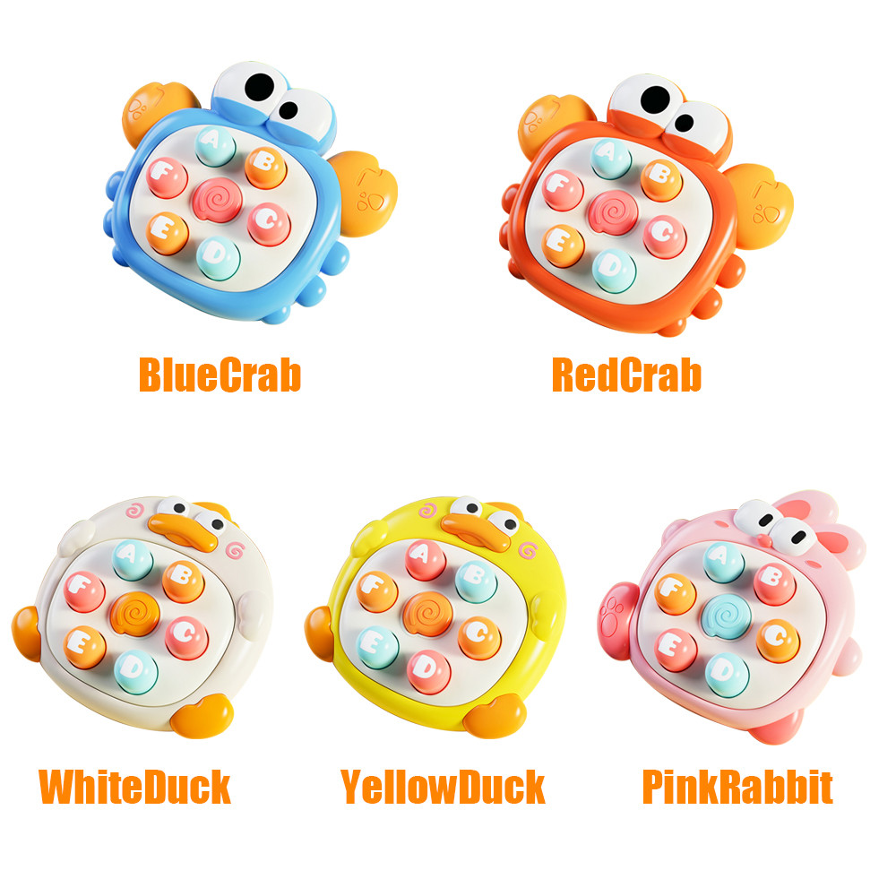LAKOE Whack A Mole Toy Mainan Pop It Toys Groundhog Toy Mini Pop It ...