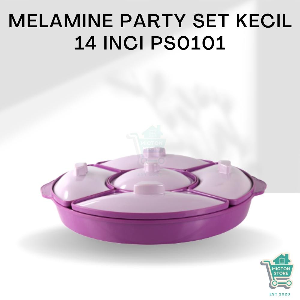 PERALATAN Micton Premium Melamine Party Set Small 14 Inch PS0101 Party ...