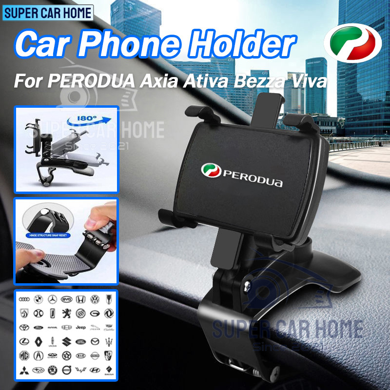 PERODUA Axia Ativa Bezza Viva Car Phone Holder Multifunctional Fixed ...