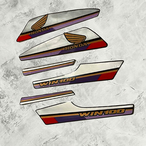 Win 100 car sticker (95th generation is purple like original) | Shopee ...