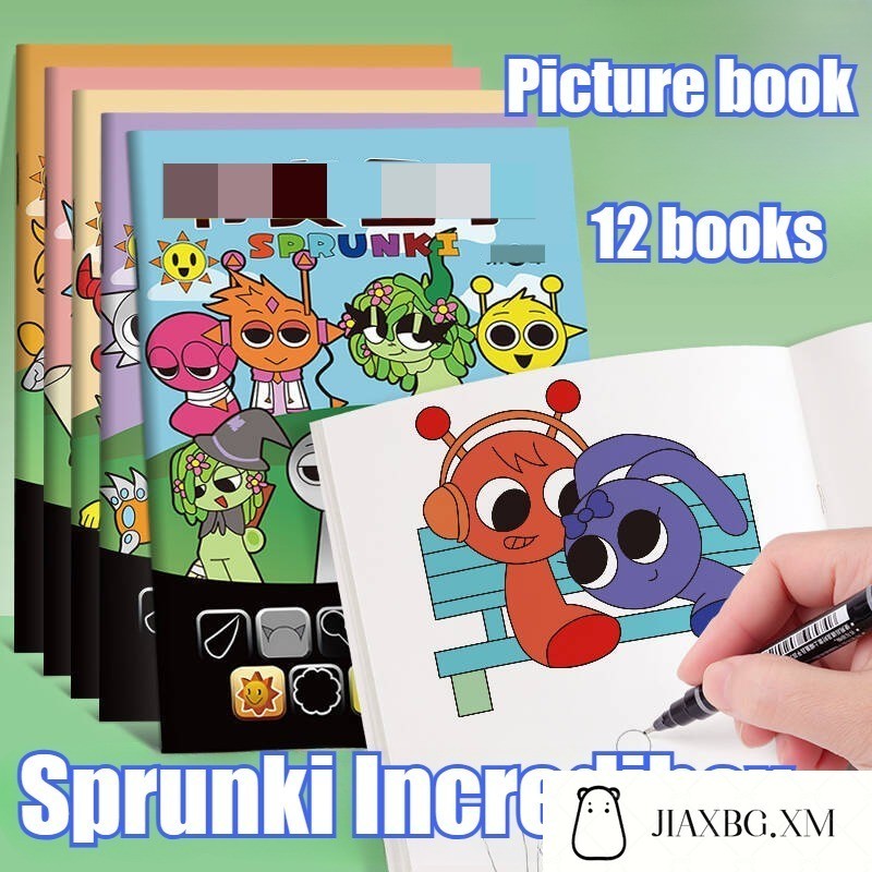 Sprunki Incredibox Children's Hand Drawn and Copied Picture Books ...