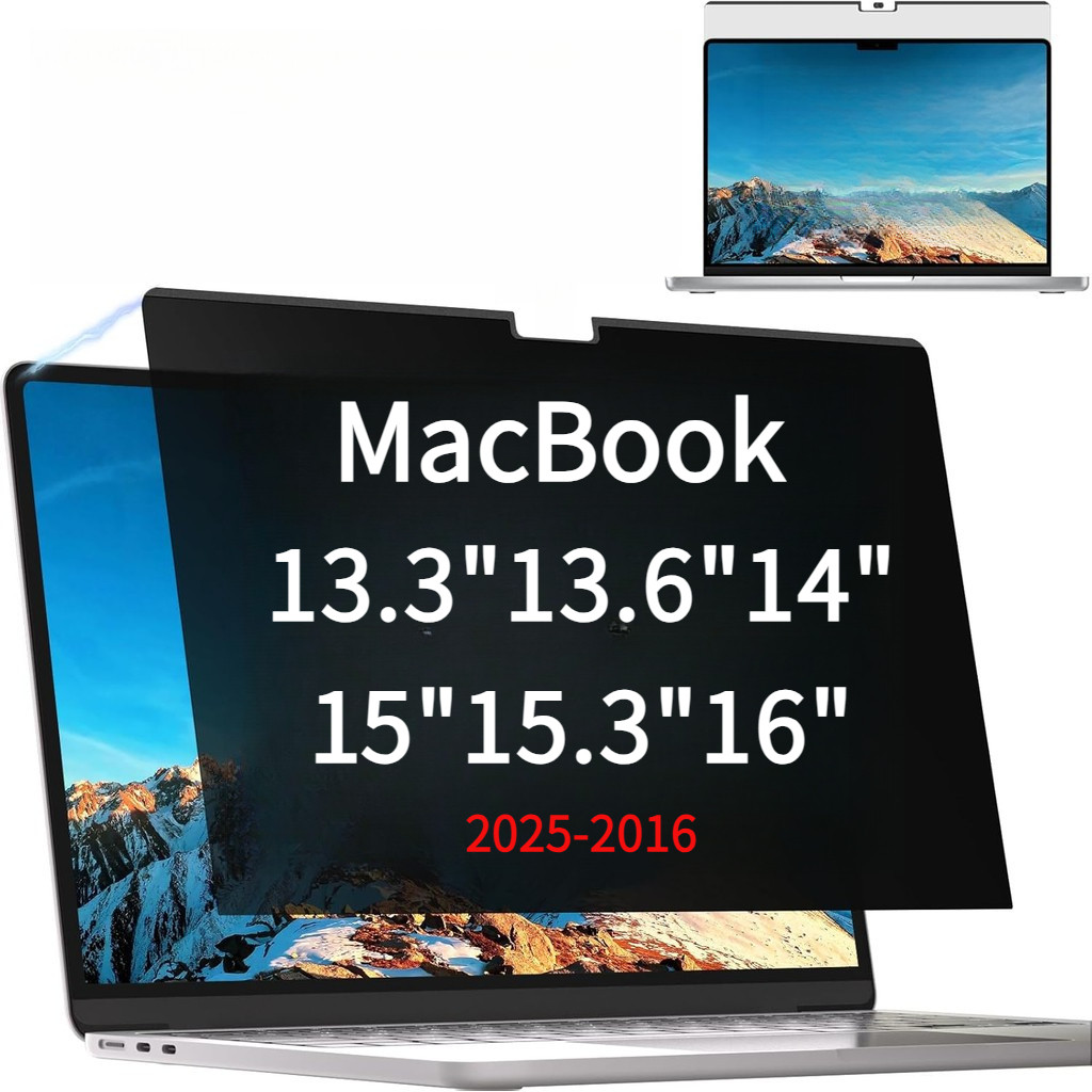 Privacy Screen Protector for Macbook Mac Pro/Air Privacy Film 360° Anti ...