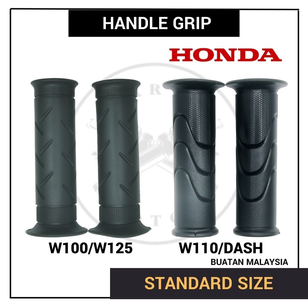 HONDA HANDLE GRIP SET- WAVE W100 W125 W110 DASH 1 2 NEW ALPHA W100R ...