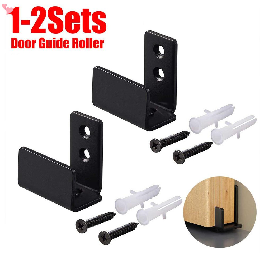 Barn Door Bottom Floor Guide 1/2 Pcs Adjustable U Shape Barn Door Floor ...