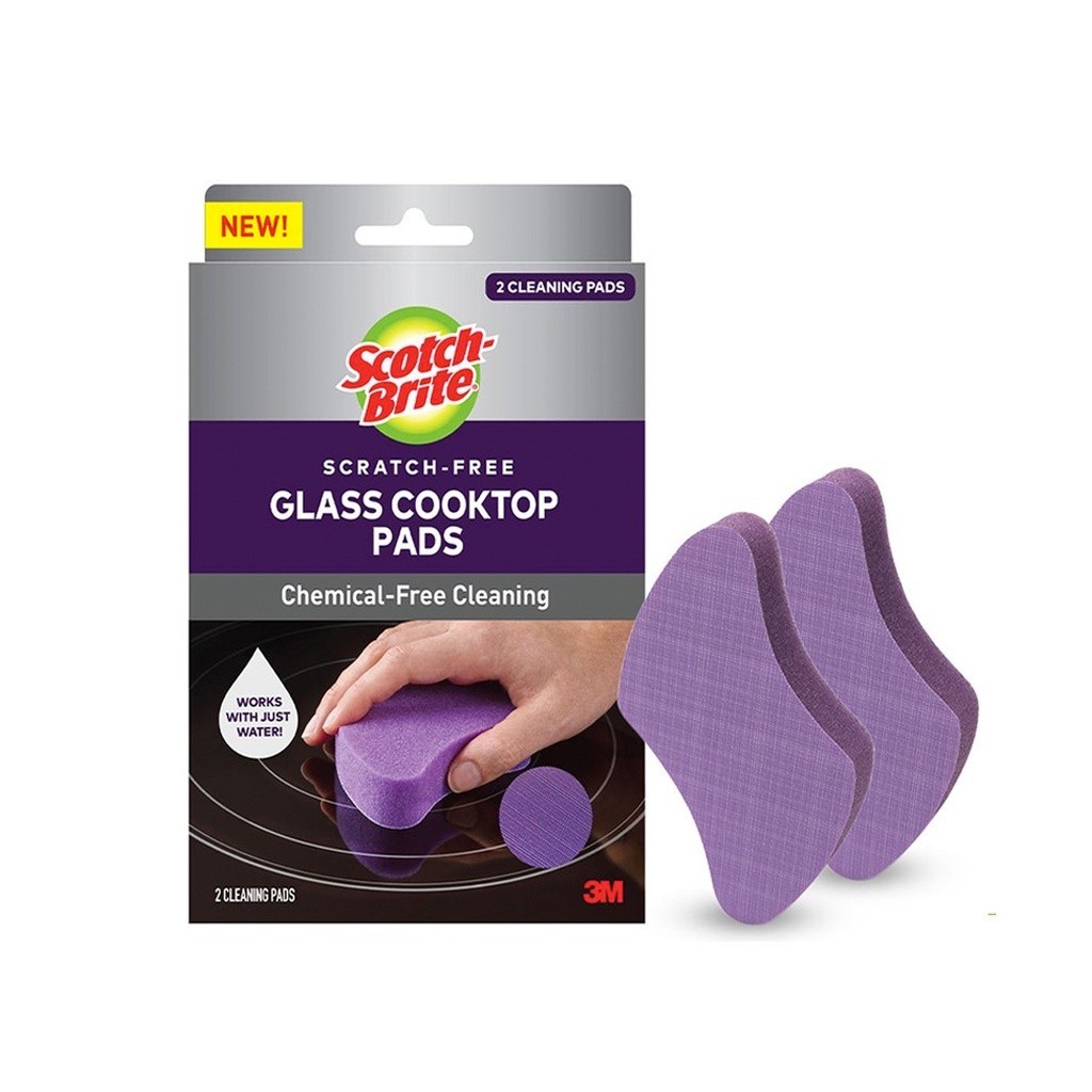 3M Scotch-Brite Scratch-Free Glass Cooktop Pads - Scratch Free Easy ...
