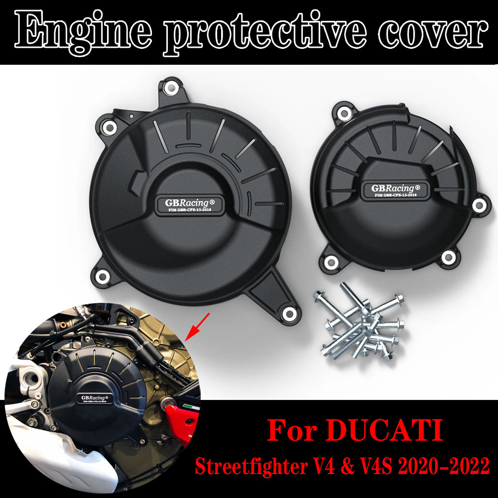 Streetfighter V4 & V4S 2020-2022 For DUCATI Motorcycles Engine cover ...