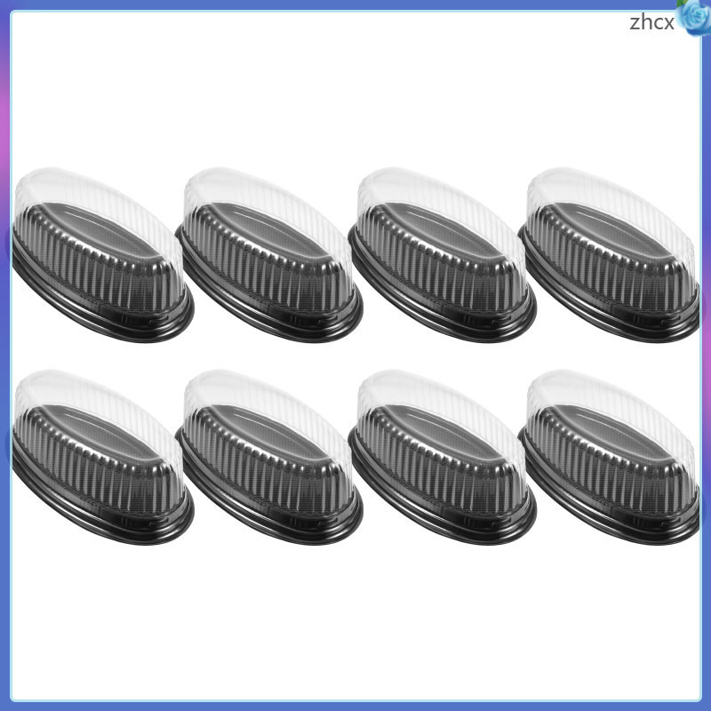 10 Pcs Cupcake Para Pie Box Stand Biscuits Containers for Food Plastic ...