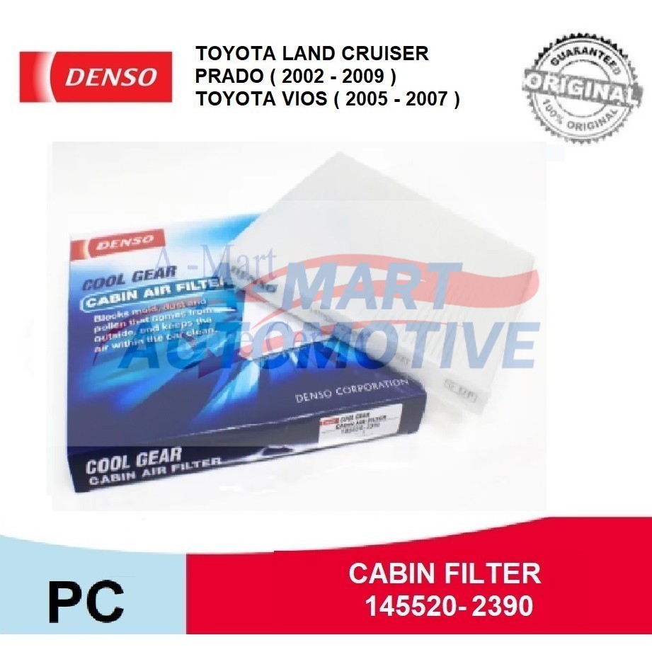 Denso Cabin AC Filter for Toyota Vios ( Robin ) / Camry / Prado ...