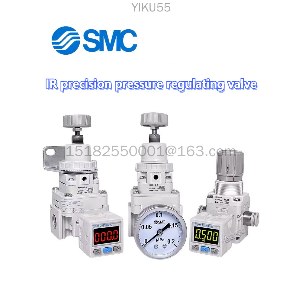 SMC IR2000-02BG/IR2010-02BG/ IR2020-02BG/IR1000-01BG/ IR1010-01BG/IR1020-01BG Precision pressure ...
