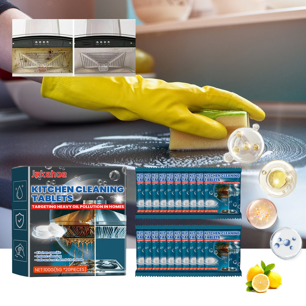 [Choice] Kitchen Cleaning Effervescent Tablets - 100g (20 Tablets, 5g ...