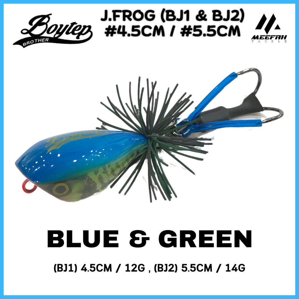 BOYTEP - J.FROG #4.5CM (BJ1) & #5.5CM (BJ2) - Plastic Jump Frog With ...
