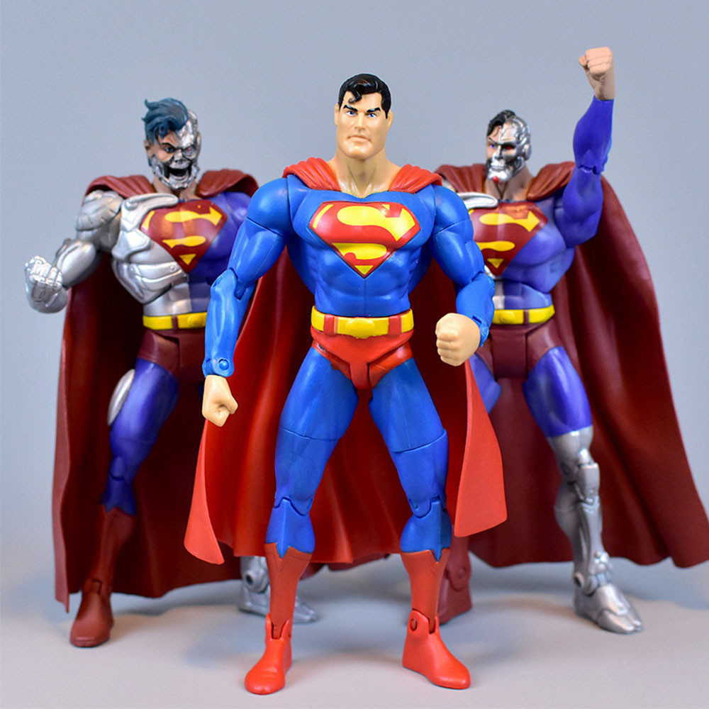 DC Justice League Superman Figure Toys Super Hero Cyborg Action Figure ...