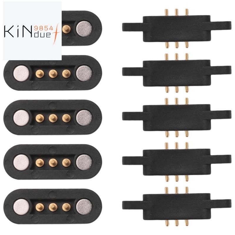 5 Pairs Spring Loaded Magnetic Pogo Pin Connector 3 Positions Magnets ...
