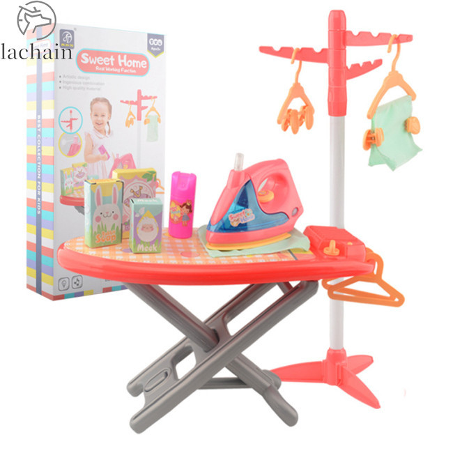 Limited-time offer!! Girls Electric Iron Play House Toy Set Children ...