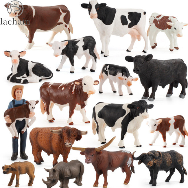 Limited-time offer!! Simulation Milk Cow Action Figures Realistic Cute ...