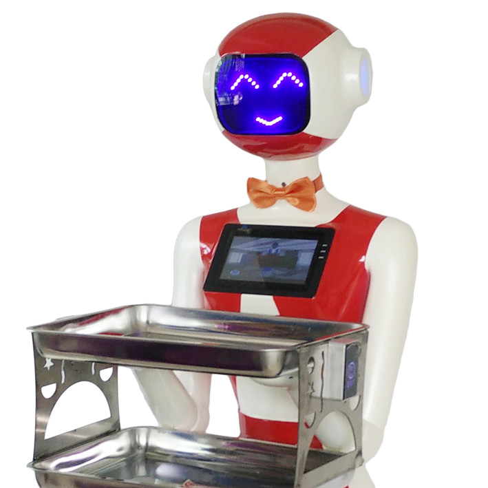 Restaurant bar smart robotuse for hotel exhibition to delivery food act ...
