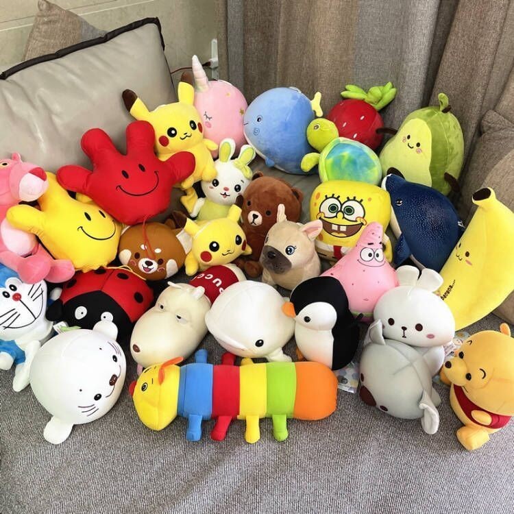 Soft Cartoon Bear Foam Particle Doll Nano Particle Toy Caterpillar Doll ...