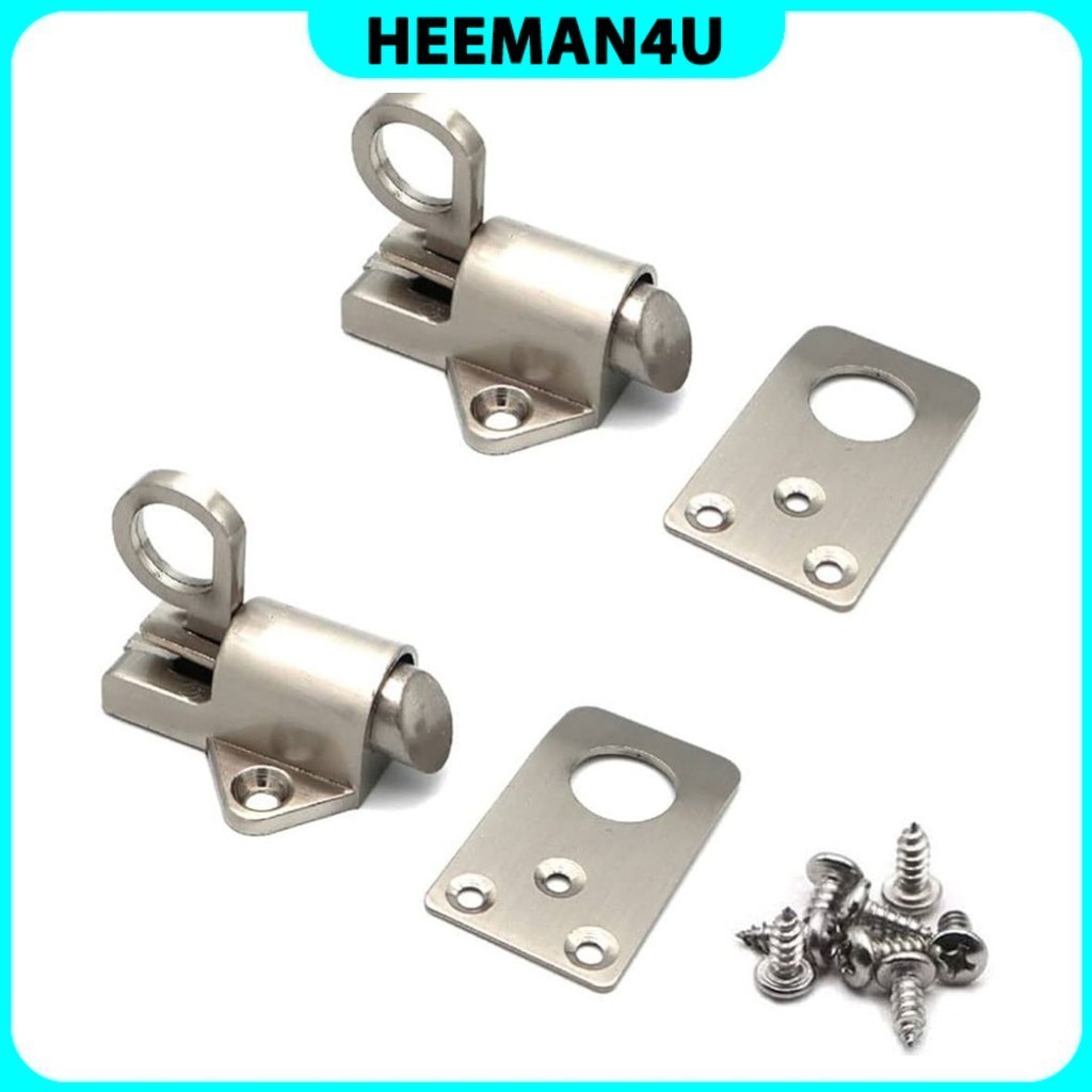 Heeman4u Stainless Steel Window Spring Latch Loaded Balcony Door Bolt ...