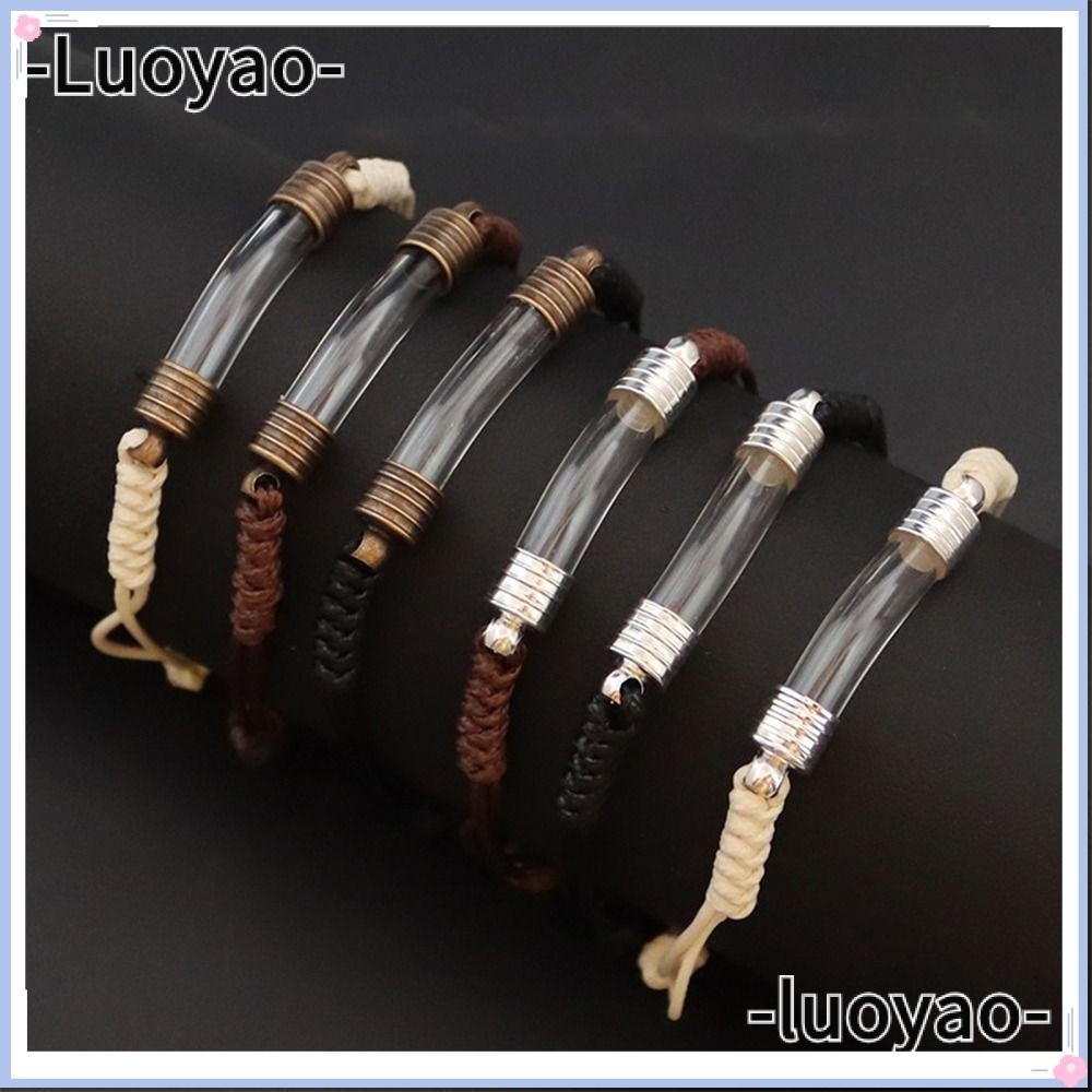 LUOYAO1 Wishing Bottle Bracelet, Adjustable DIY Jewellery Perfume Vial ...