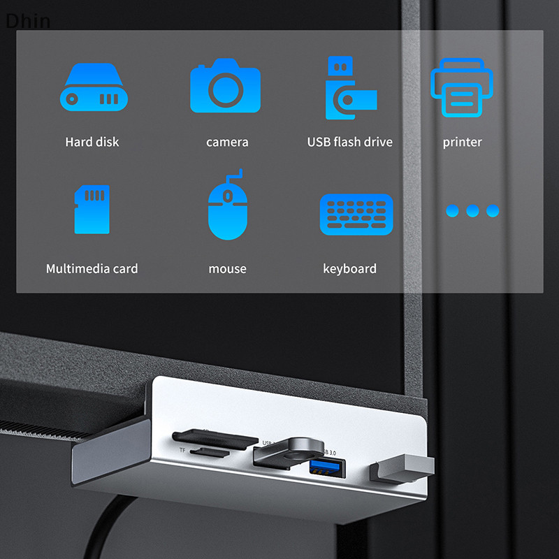 [Dhin] 4 Port USB 3.0 HUB with Power Supply USB3.0 Splitter Adapter ...
