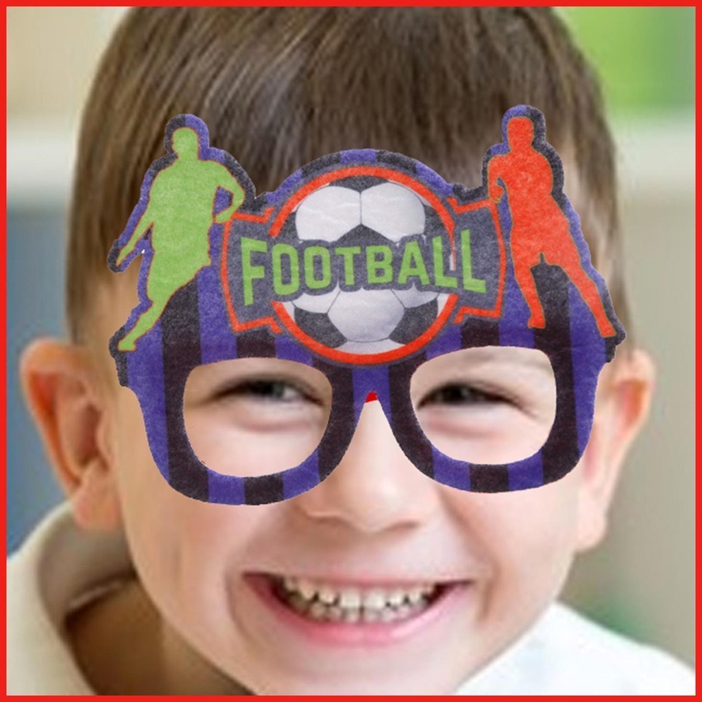 Football Party Photo Booth Props 2024 Soccer Celebration Eyewear Bright ...