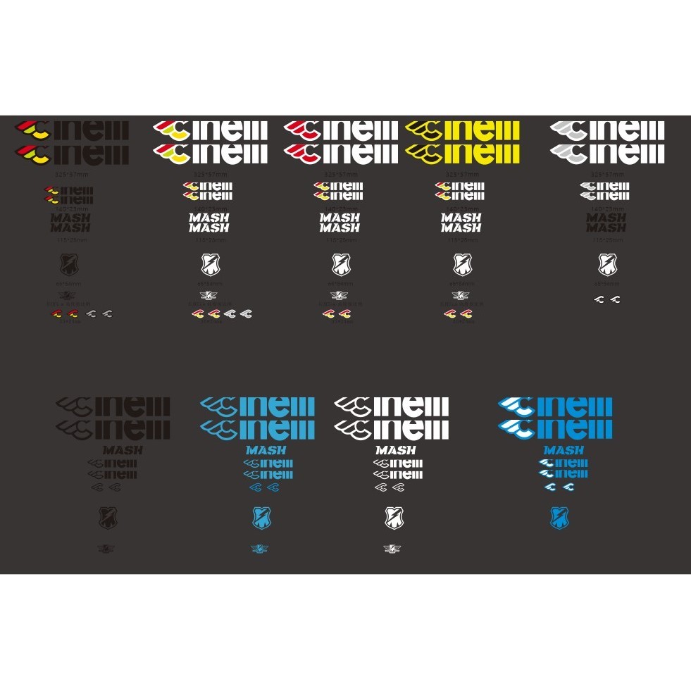 Cinelli Frame Sticker Painting Customization 2018/5/28 Updated Size ...