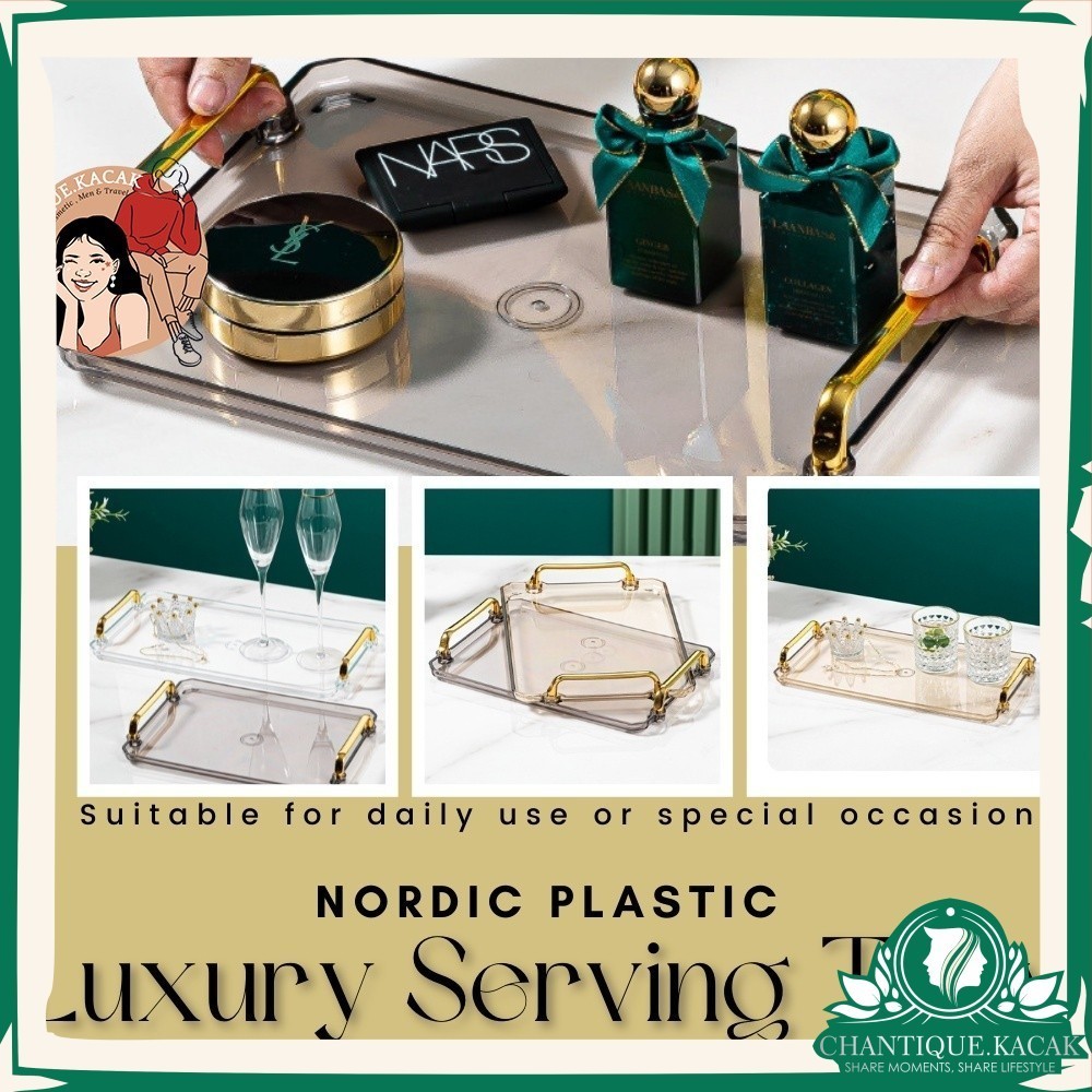 CK Food Nordic Tray Talam Hiasan Nordic Decorative Serving Dish Parties ...