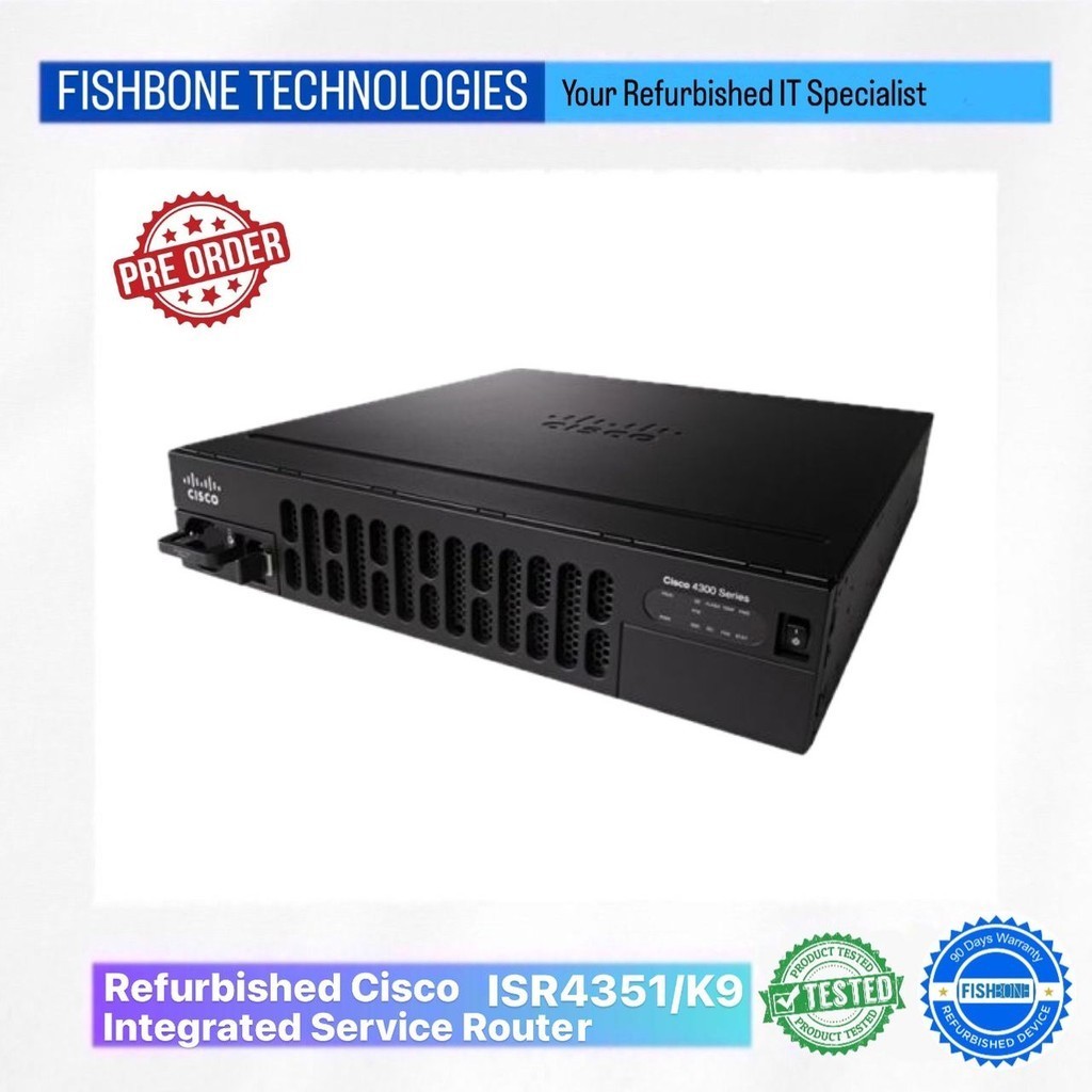 Cisco ISR4351/K9 Integrated Service Router (Refurbished) | Shopee Malaysia