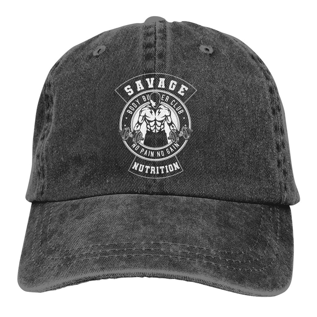 Black Bodybuilder Club The Baseball Cap Peaked capt Sport Unisex ...