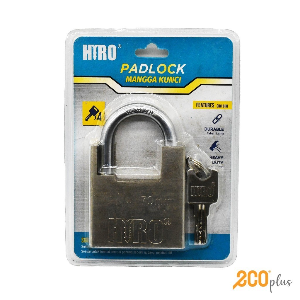 Hiro Padlock (70mm) 2.5cm x 13cm x 18cm | Shopee Malaysia