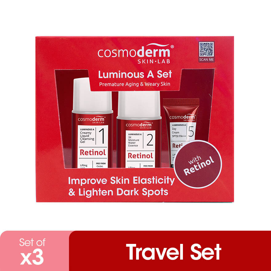 COSMODERM Luminous A Travel Set | Shopee Malaysia