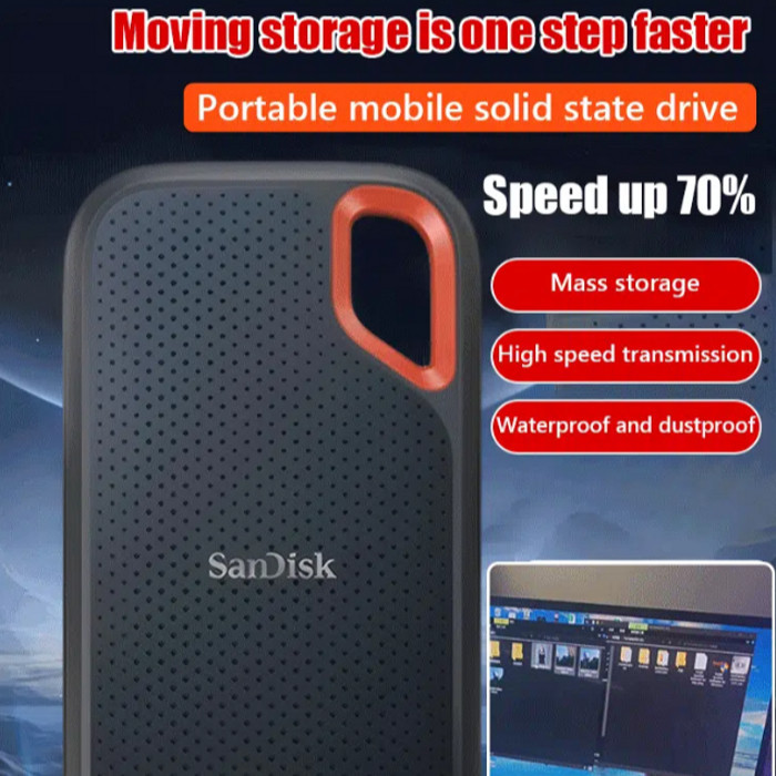 [High Transmission Speed/Waterproof] High-Speed Solid-State Mobile Hard ...