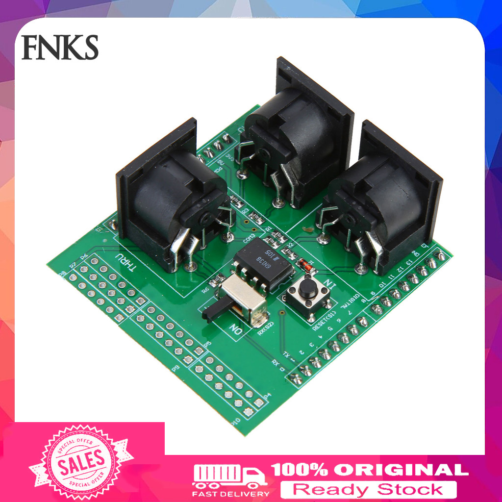 [Ready stock] MIDI Adapter Plate Compatible MIDI THRU Port Portable ...