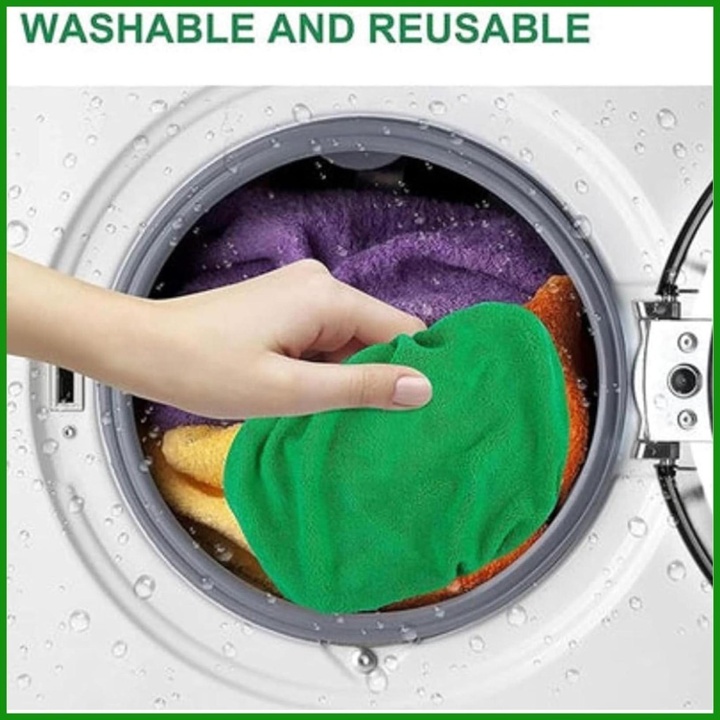 Microfiber Mop Pads Versatile Floor Mop Pads Mopping Cloth Refills Soft ...