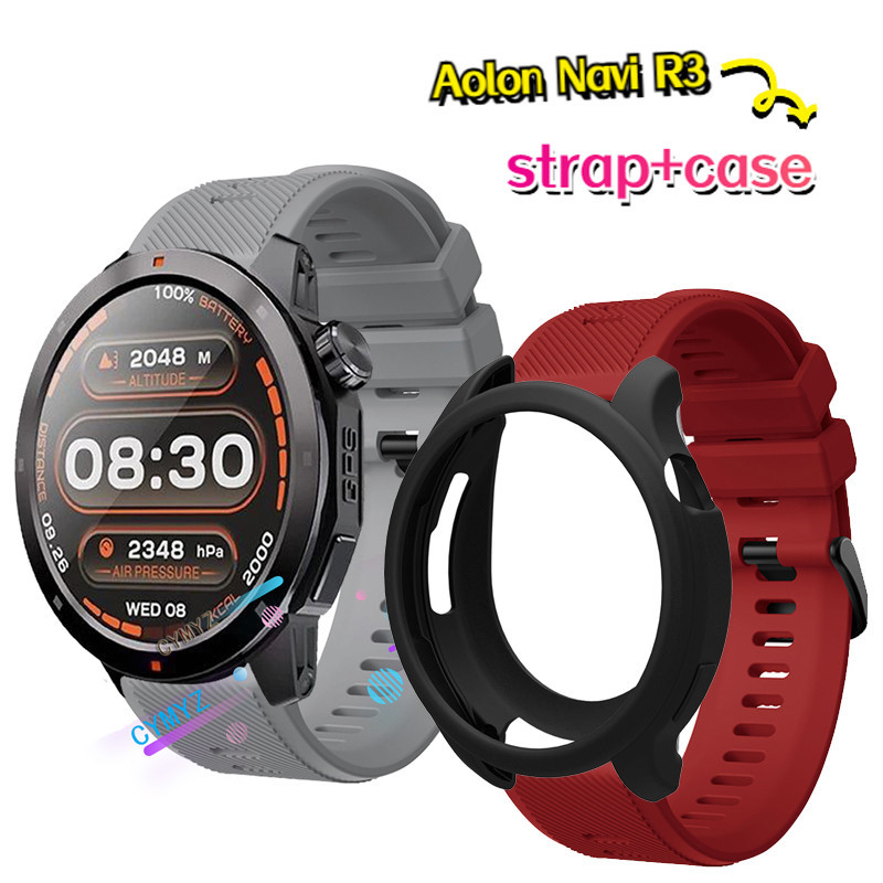 for Aolon Navi R3 strap Silicone strap Aolon Navi R3 Smart Watch strap ...